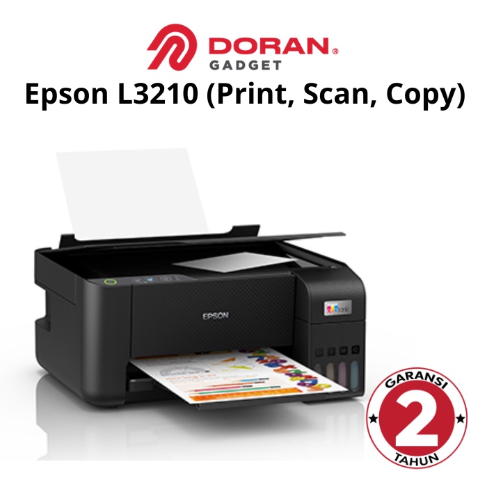 Jual Printer Epson Ecotank L3210 All in One - Print Scan Copy | Shopee Indonesia