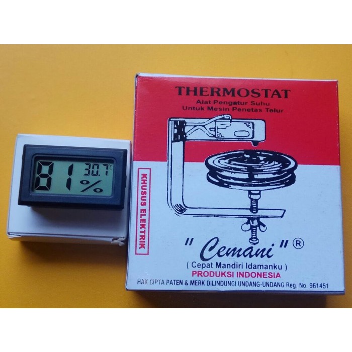 Jual Termostat mesin tetas thermostat dan termometer hygrometer digital ...