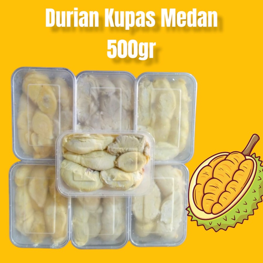 Jual Durian Kupas Medan Berat 500gr | Shopee Indonesia