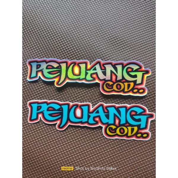 Jual stiker Hologram tulisan "Pejuang Cod" | Shopee Indonesia