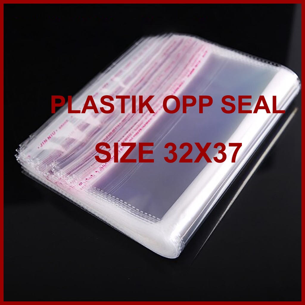 Jual PLASTIK OPP SEAL 32X37(100 LEMBAR) | Shopee Indonesia