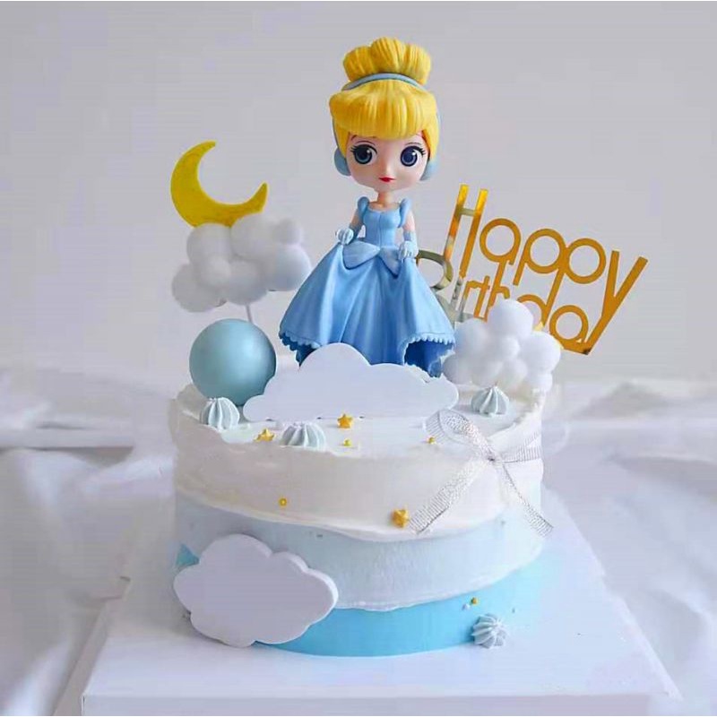 Jual CAKE TOPPER BONEKA MINIATUR CINDERELLA PRINCESS PUTRI DISNEY ...