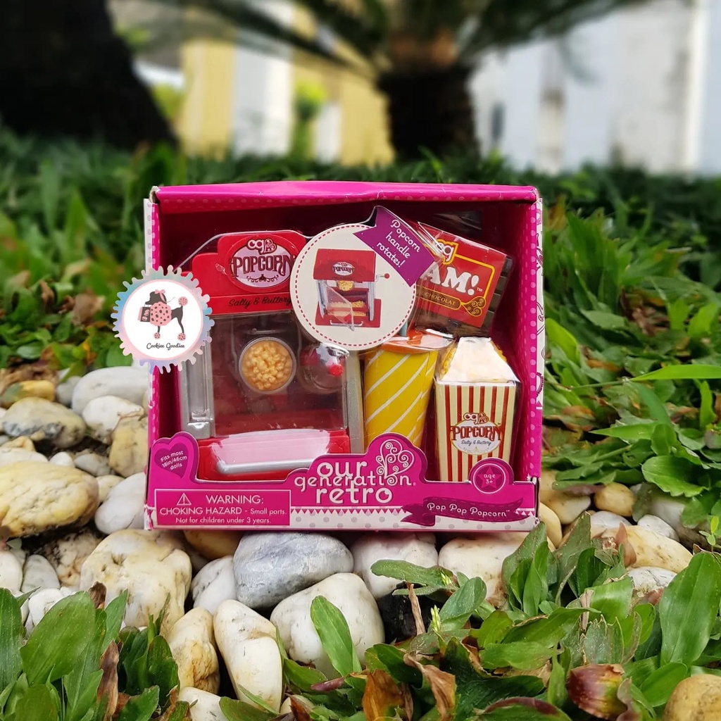 Jual Our Generation Retro Popcorn Machine - Pop Pop Popcorn Set ...