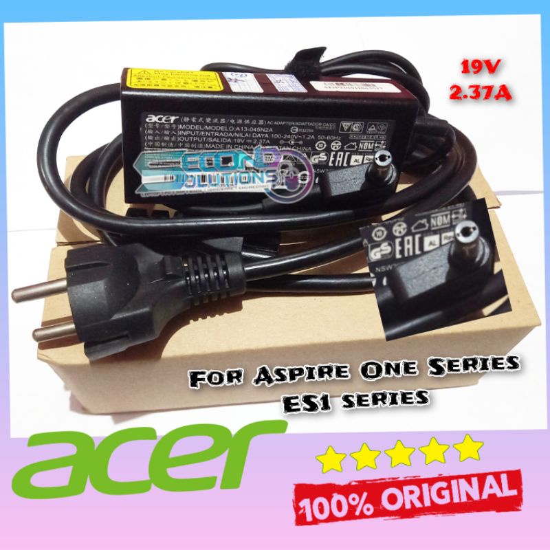 Jual Charger Cas Adaptor Laptop Notebook Acer Aspire One ES1 series 19V ...
