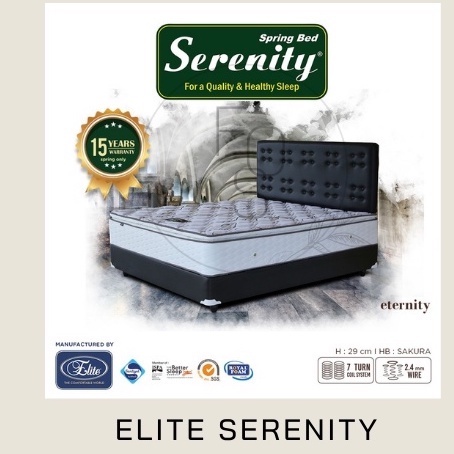 Jual Kasur Springbed Elite Serenity Tipe Eternity Harga Hanya Matras