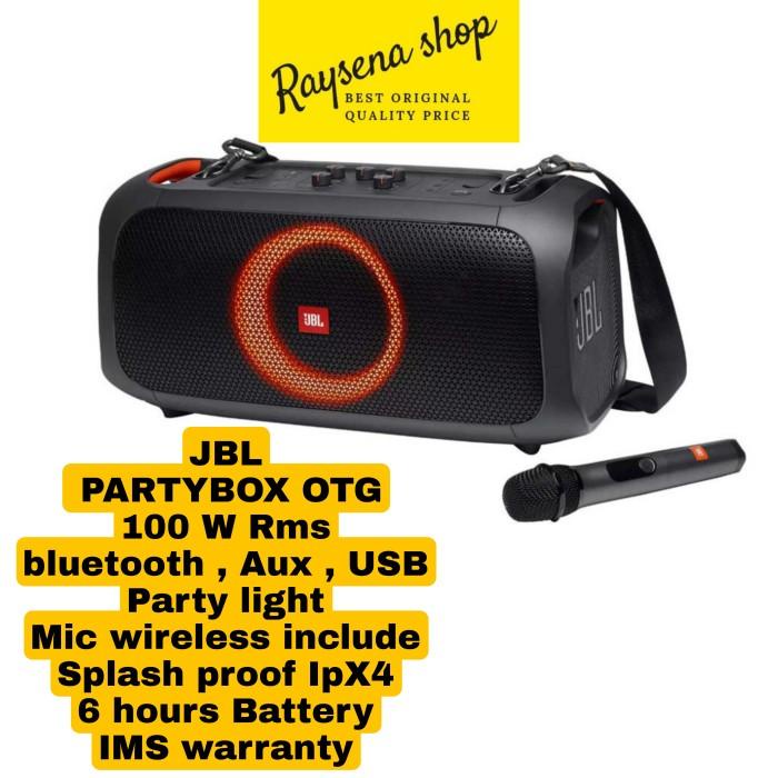 Jual JBL PARTYBOX OTG / PARTY BOX ON THE GO SPEAKER PORTABLE KARAOKE | Shopee Indonesia