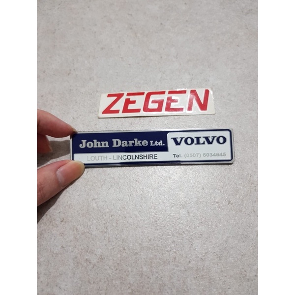 Jual Emblem badge plat volvo panjang | Shopee Indonesia