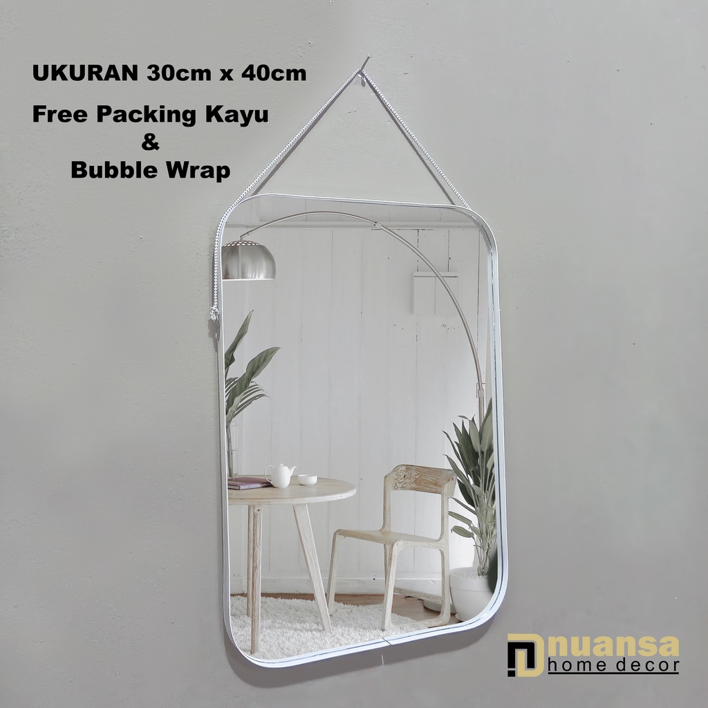 Jual KACA DINDING - CERMIN KOTAK - KACA AESTHETIC ( UKURAN 30 x 40 CM ...