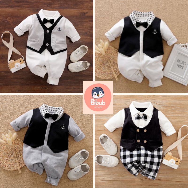 Jual BIBUB CX2 - BABY JUMPER ROMPER BAYI COWO MODEL JAS EXECUTIVE ...