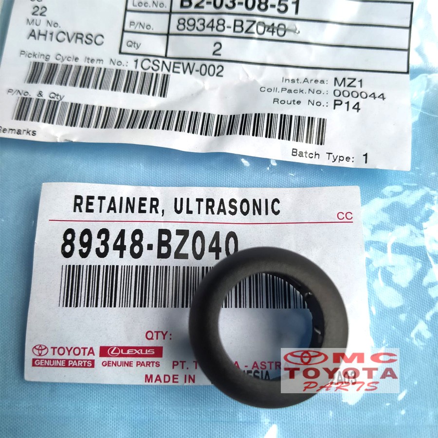 Jual Cover Tutup Ring Sensor Mundur Parkir Agya Ayla Calya 89348-BZ040 ...