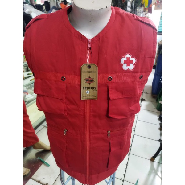 Jual rompi pembina pmr/rompi pembina PMi | Shopee Indonesia