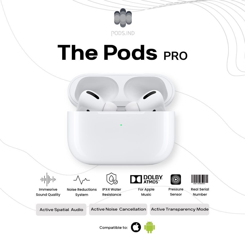 Jual Pods Pro Airpods Pro 2022 Final Upgrade Wireless Charging Case