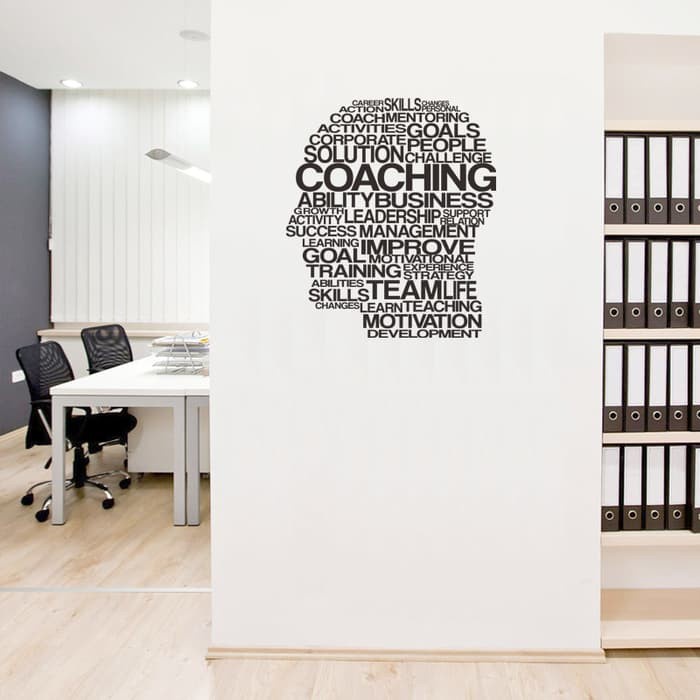 Jual Stiker Coaching Quotes Dinding Kaca Rumah Kantor Wall Sticker Cafe ...