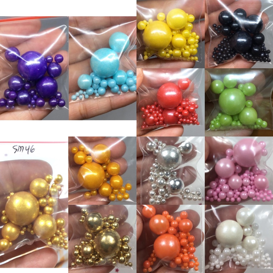 Jual sprinkle edible/hiasan kue/sprinkel kue bisa dimakan/ 5gr mix size ...