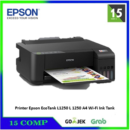 Jual Printer Epson EcoTank L1250 L 1250 A4 Wi-Fi Ink Tank | Shopee Indonesia