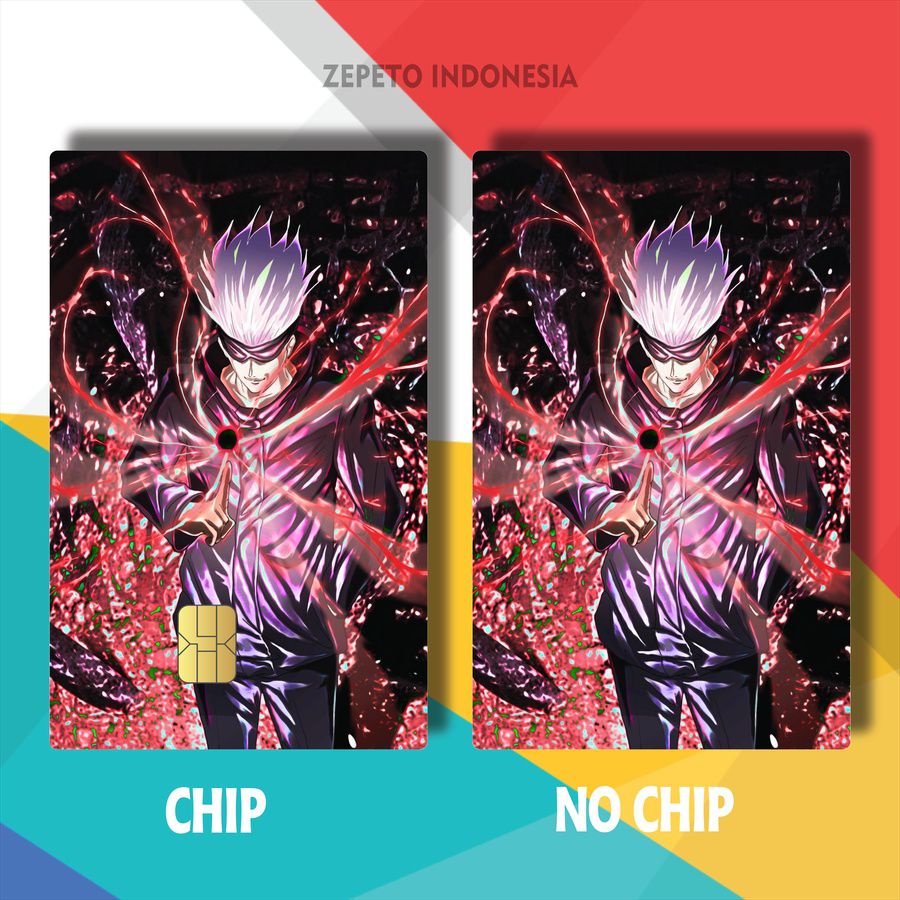 Jual GARSKIN ATM AESTHETIC FOTO ANIME JUJUTSU KAISEN HOLOGRAM QYVPP ...