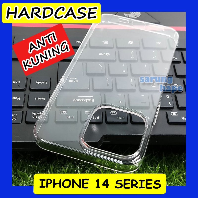 Jual iPhone 14 14 Pro Max Plus - Mika Transparan Clear Hard Case Hardcase Casing Cover Bening ...