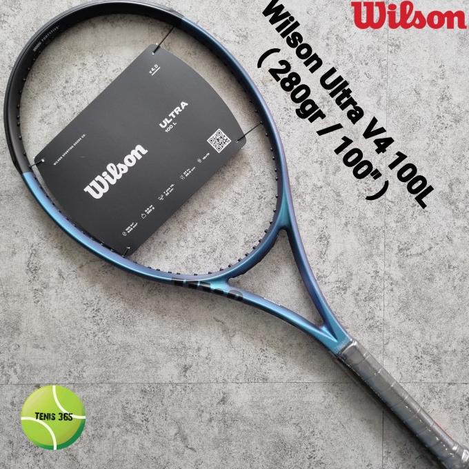 Jual Raket Tenis Wilson Ultra 100L V4 ( 280 gr / 100" ) Tennis V4.0 280G | Shopee Indonesia