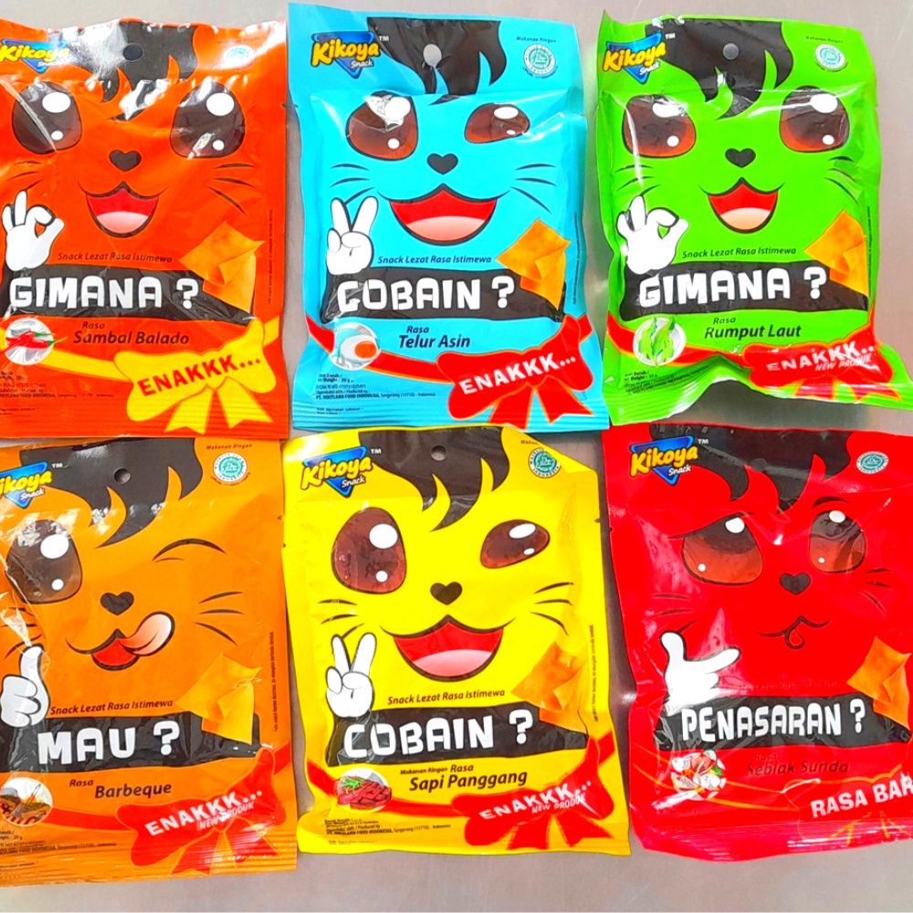 Jual Snack Kikoya 20 Gram isi 10 Bungkus Beli 2 Lebih Murah ( Harga 1 ...