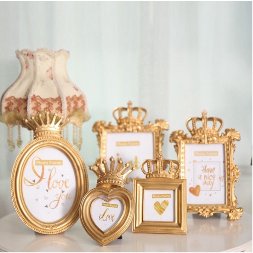 Jual Frame Foto Motif Mahkota Berbagai Variasi Bingkai Foto Luxury ...