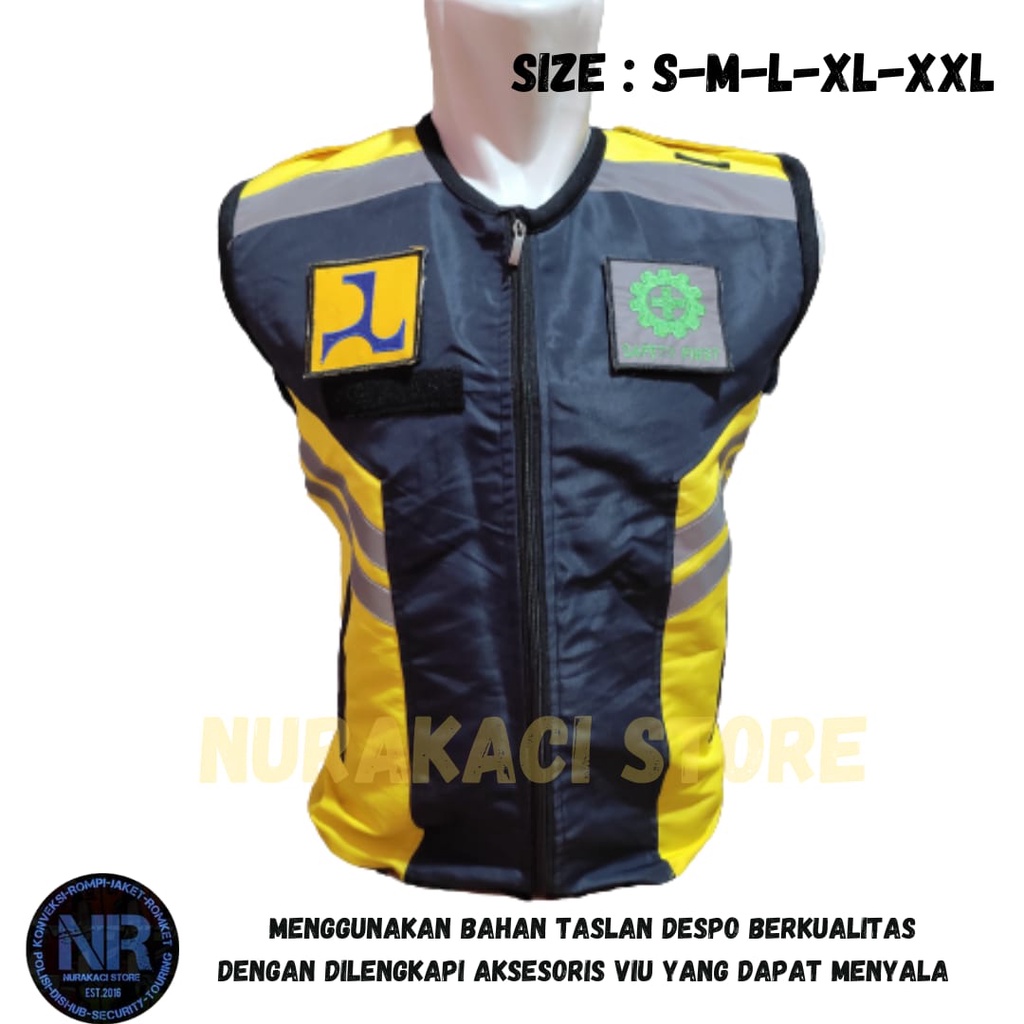 Jual Rompi Safety Proyek Binamarga Kementrian Pupr | Rompi Kerja ...