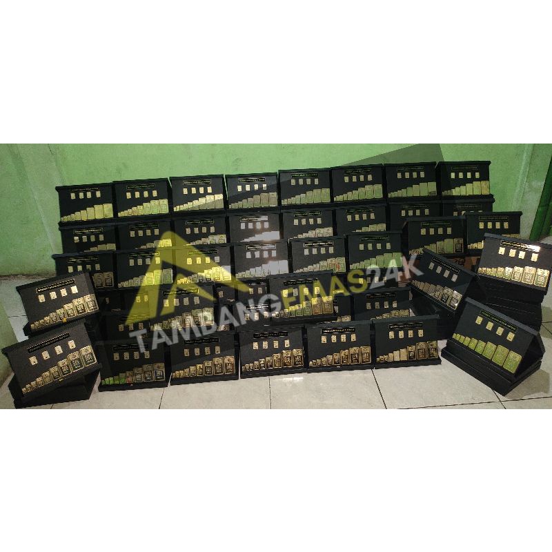 Jual Dummy Emas Batangan model box / replika logam mulia Antam /Dummy ...