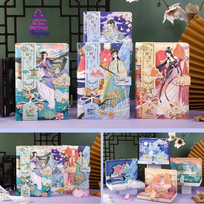 Jual Magnetic Notebook Diary Chinese Hua / Jurnal agenda Buku tulis ...
