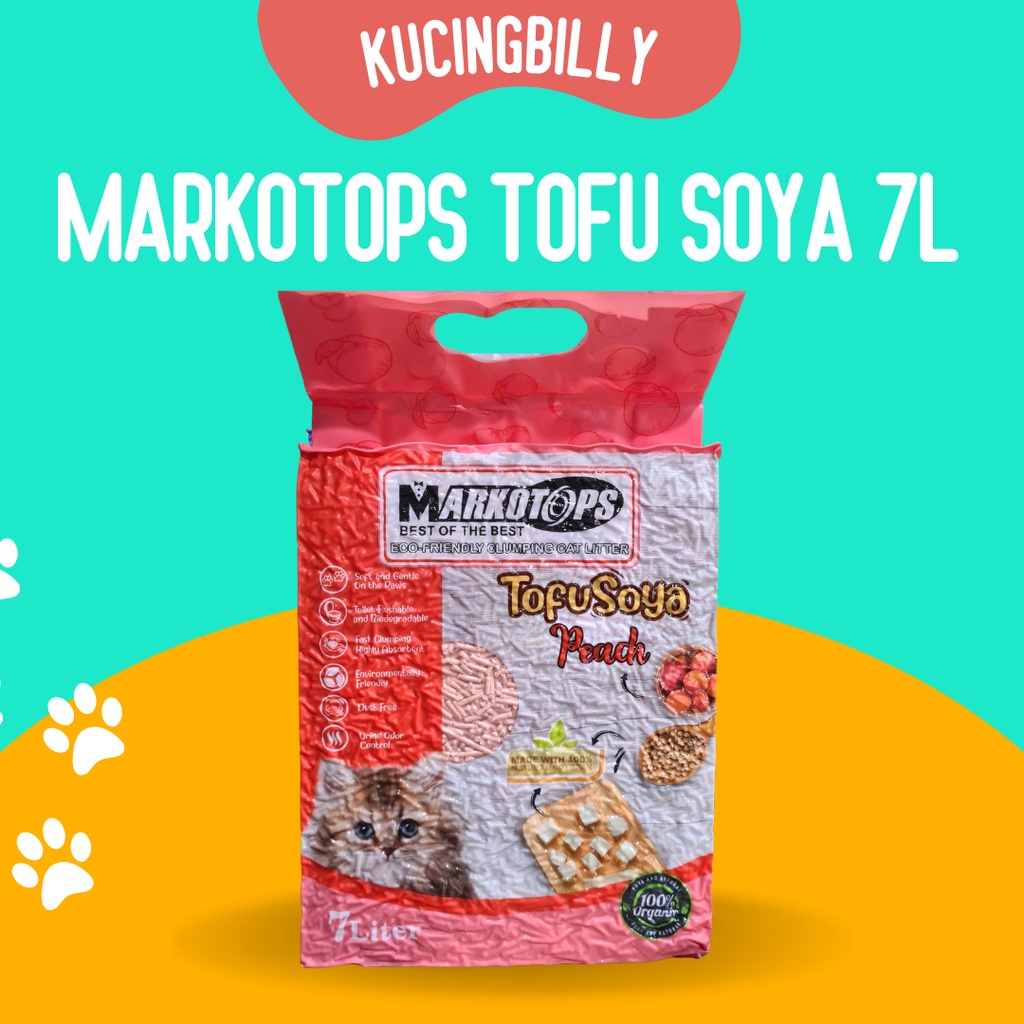 Jual Markotops TofuSoya 7L pasir kucing tofu soya | Shopee Indonesia