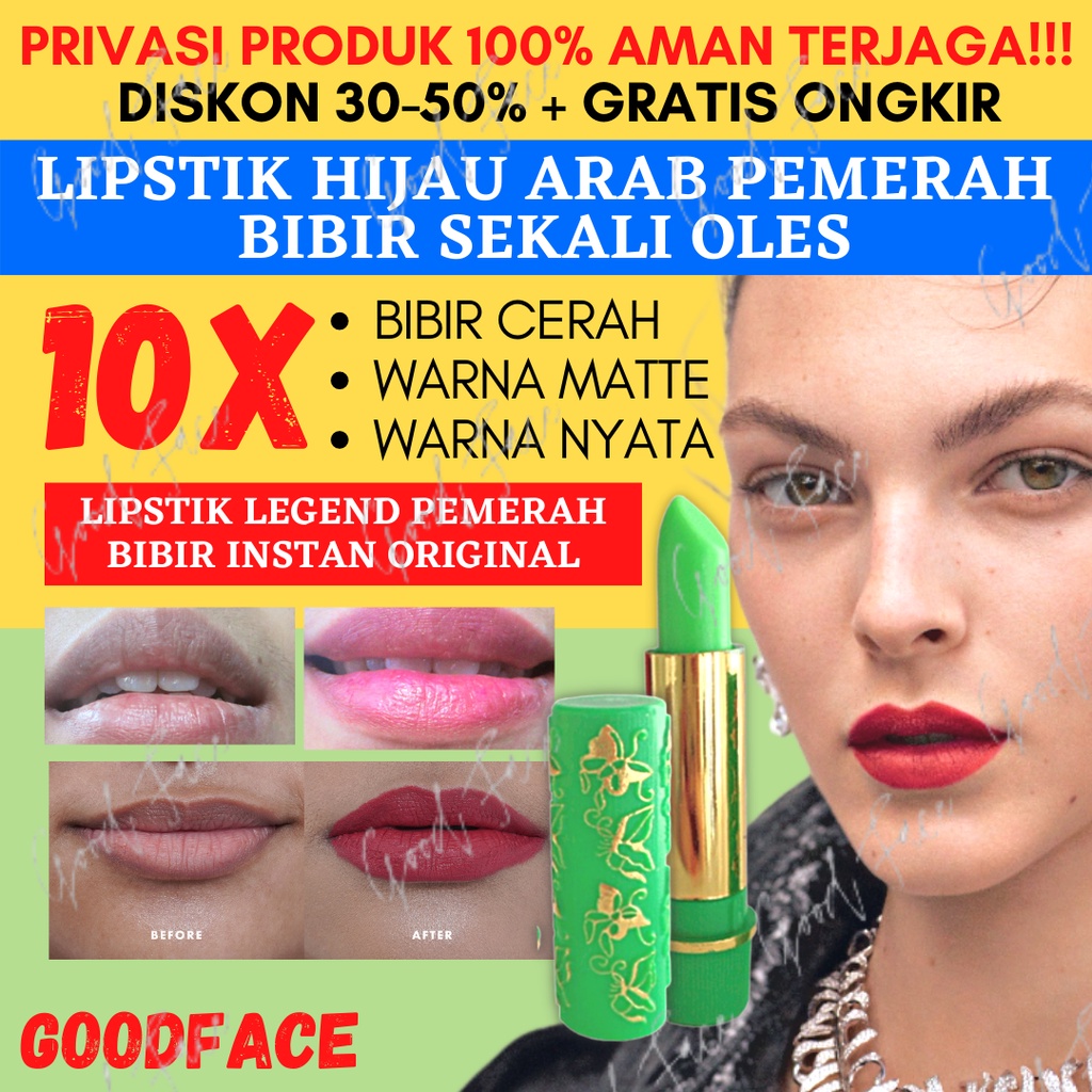 Jual LIPSTIK ORIGINAL LIP ARAB HARE ORIGINAL BPOM LIPSTIK BERUBAH WARNA ...