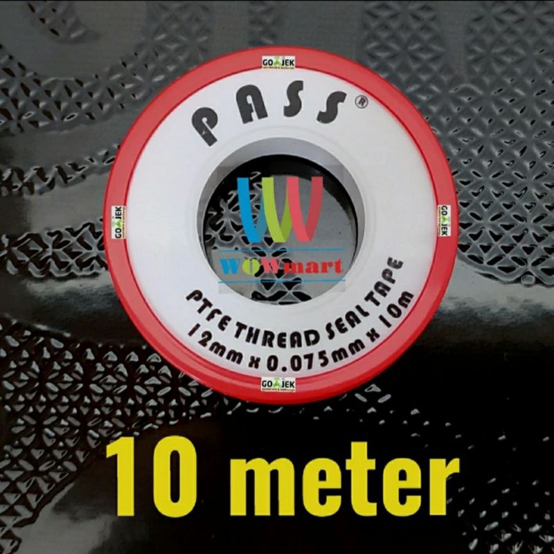 Jual Seal Tape PTFE Threaded Siltip Drat Pipa PVC Paralon | Shopee ...