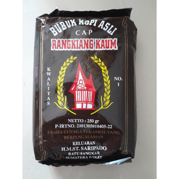 Jual Kopi Rangkiang Kaum Bubuk Kopi Asli Batu Sangkar 250gr | Shopee ...