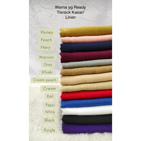 Jual jilbab tierack linen / serat nanas | Shopee Indonesia