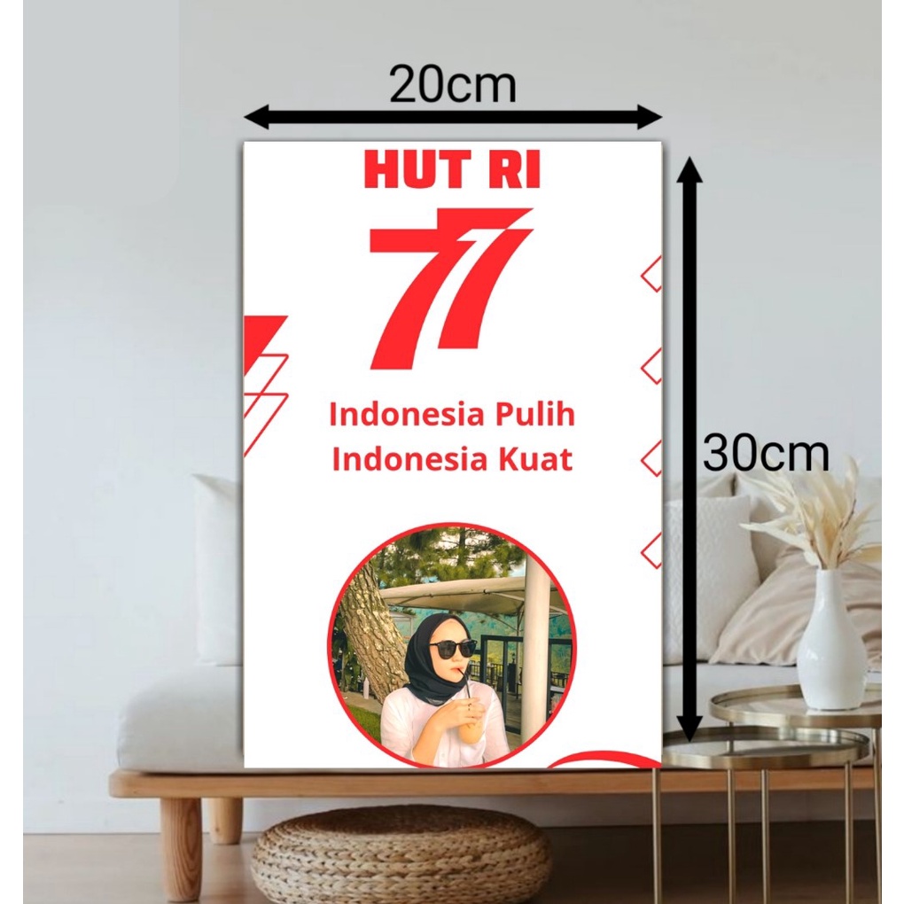 Jual CETAK FOTO BINGKAI + EDIT ( HUT-RI Ke-77 ) | Shopee Indonesia