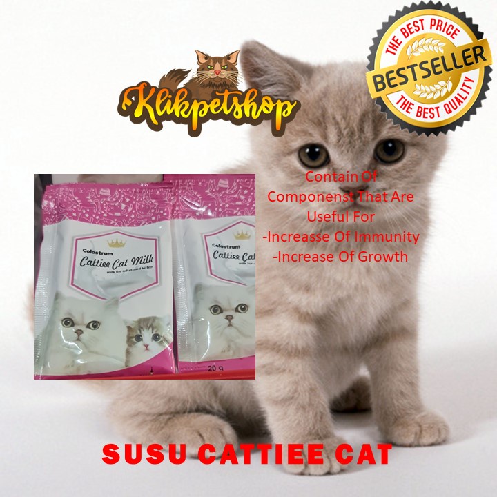 Jual Susu Kucing Cattie Cat Untuk Dewasa Dan Kitten Gizi Lengkap ...