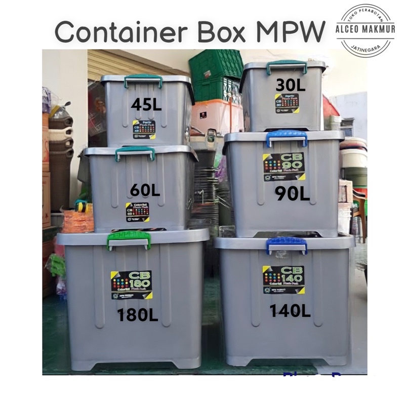 Jual Container Box MPW / Box Serbaguna / CB 30-45-60-90-140-180 -MPW ...