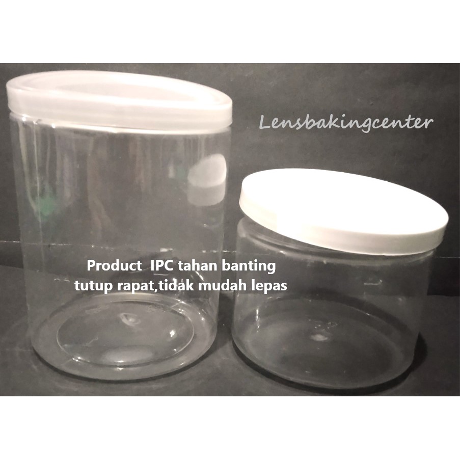 Jual Toples Bumbu / Snack / Sambal / Kue / Sambel / Selai 350ml / 600ml | Toples IPC / Plastik ...