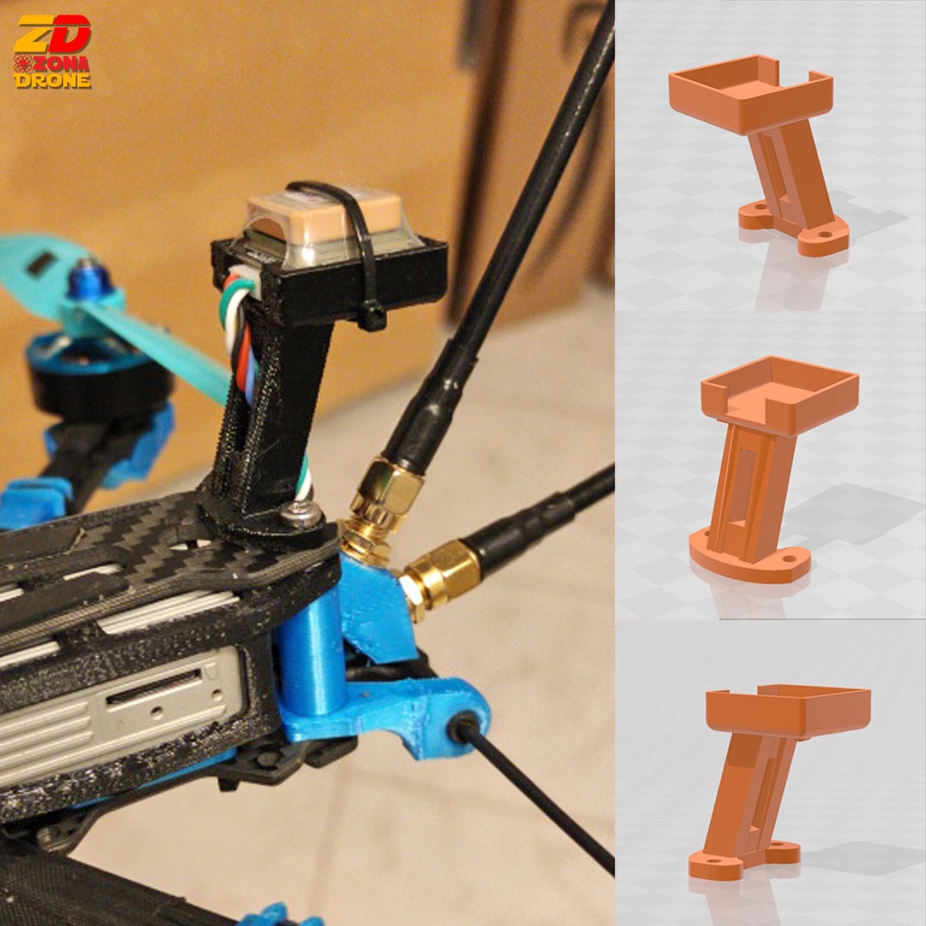 Jual Geprc Mark4 Matek M8Q-5883 GPS Mount FPV Drone 3D Print | Shopee ...