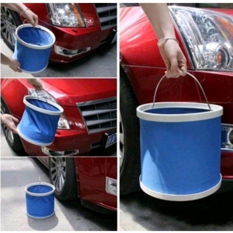 Jual ember lipat portabel serbaguna cuci mobil camping mancing ...