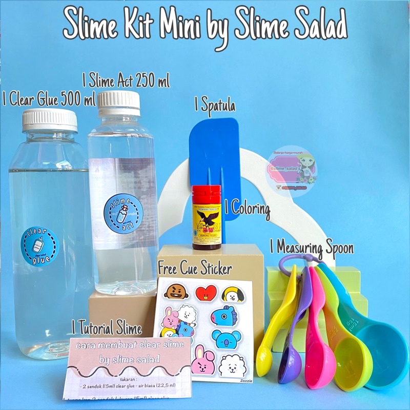 Jual Slime Kit Mini | Paket Slime Lengkap Mini | Slime Salad | Shopee ...