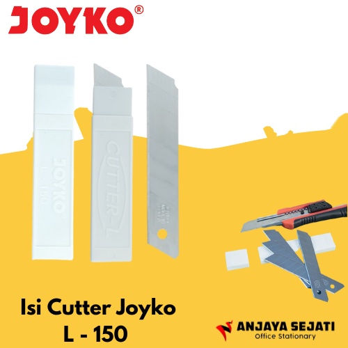Jual Isi Cutter Joyko L - 150 | Perlusin (isi 12pcs) | Shopee Indonesia