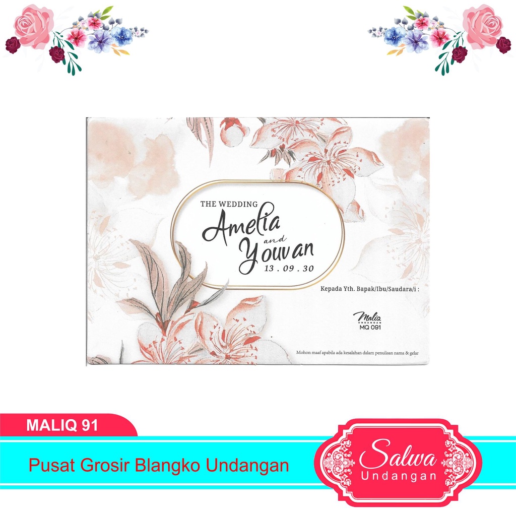 Jual Blangko Undangan Maliq 91 Harga Murah | Shopee Indonesia