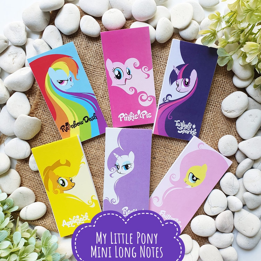 Jual My Little Pony Mini Long Notes Buku Catatan Tulis Notebook Notepad ...