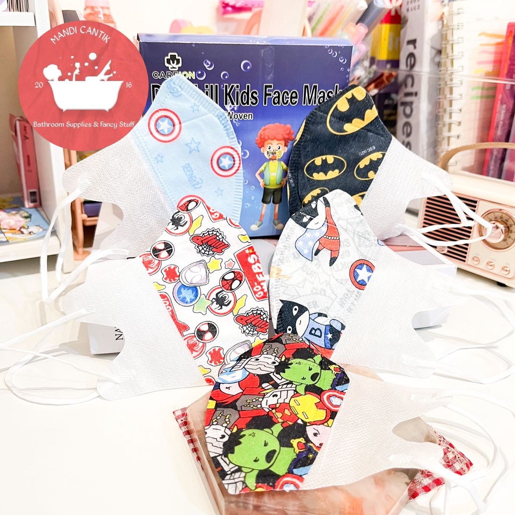 Jual masker duckbill kids AVENGERS SUPERHERO lucu imur kado unik mask ...