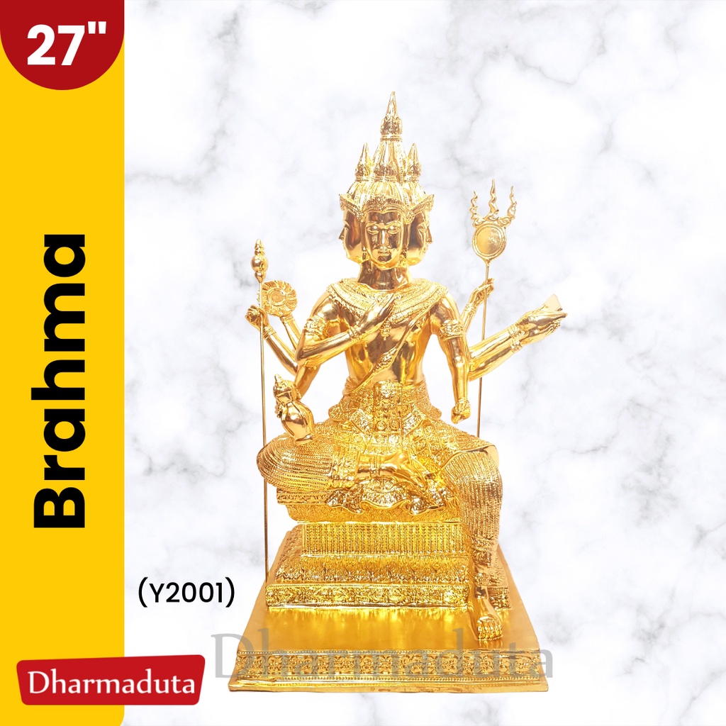 Jual Suprasana Dewa Brahma 27in Kuningan, Patung Rupang Archa Buddha ...