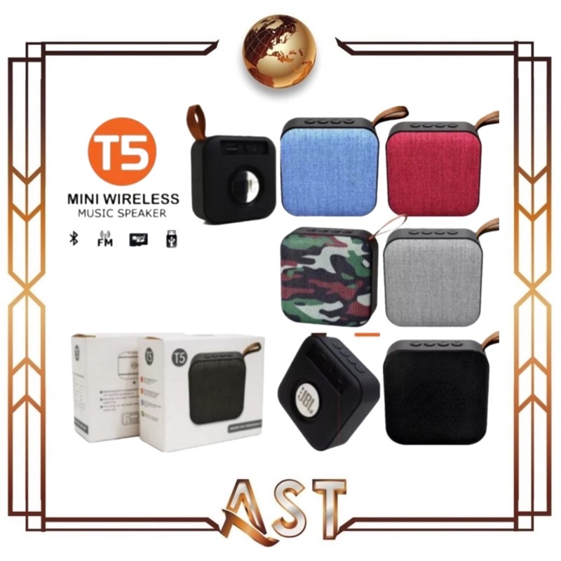 Jual Speaker Zbox T5 Music Box Spiker Kotak Bass BT Wireless Audio ...