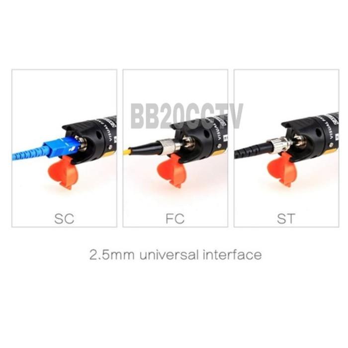 Jual VFL 10 KM LASER SENTER KABEL TESTER 10MW FIBER OPTIK | Shopee ...
