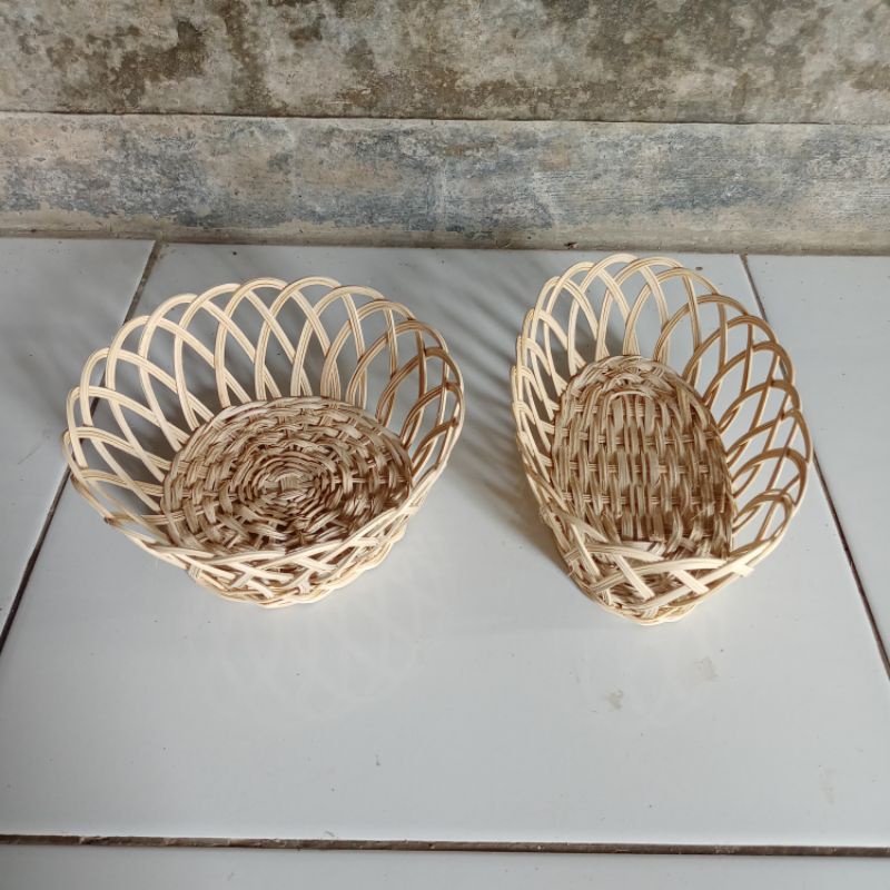 Jual kiring rotan diameter 15 cm ukuran nomer 4 keranjang hantaran ...