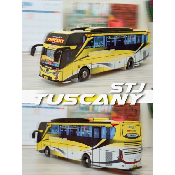 Jual PAPERCRAFT BUS SKALA 1:50 STJ TUSCANY | Shopee Indonesia