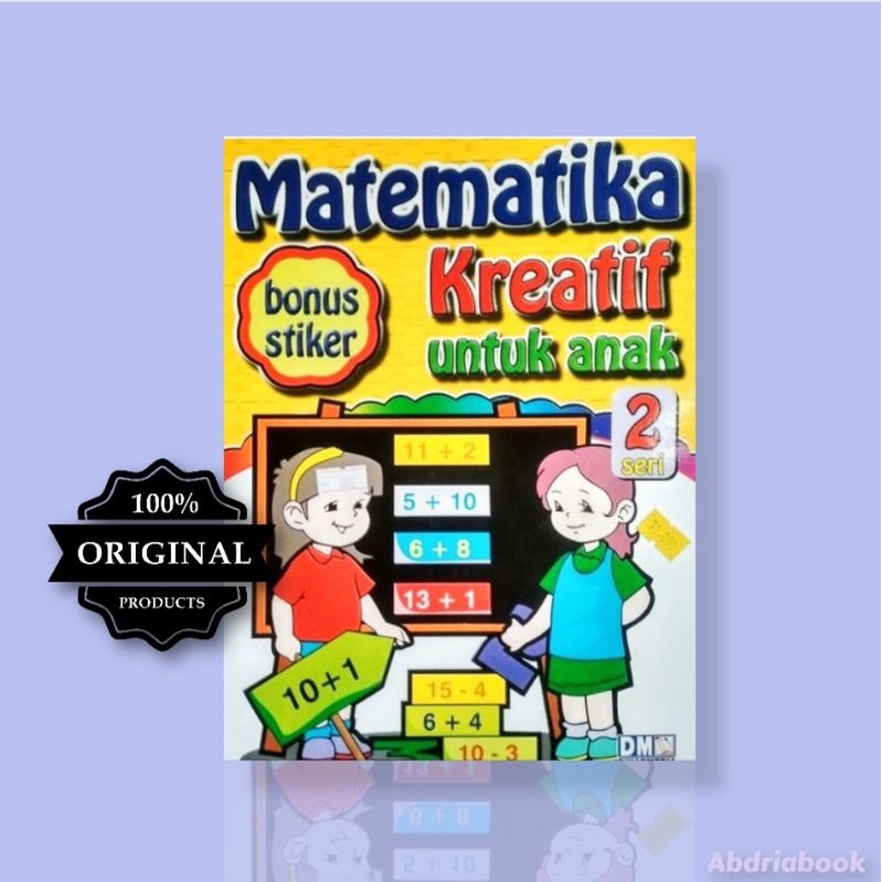 Jual Buku matematika kreatif untuk anak(bonus stiker) | Shopee Indonesia