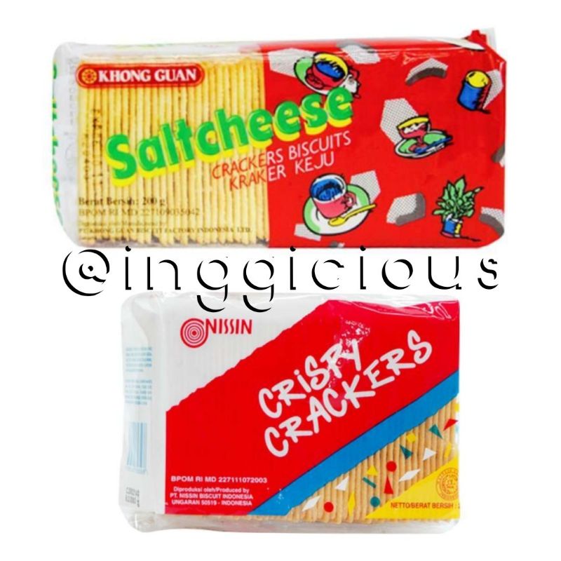 Jual Nissin Crispy Crackers Biscuit Khong guan saltcheese cracker ... Jual Nissin Crispy Crackers Biscuit Khong guan saltcheese cracker ...